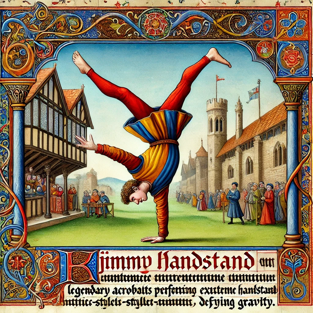 The Legendary John Backflip, Jimmy Handstand, Joe Sommersault, Fred ...